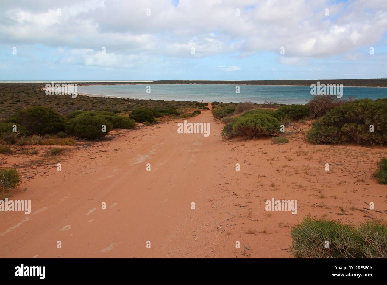 little lagoon at shark bay in australia Stock Photo - Alamy
