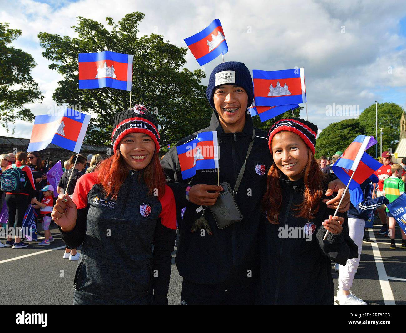 Players from Team Asia who took part in the 2023 GAA World Games ...
