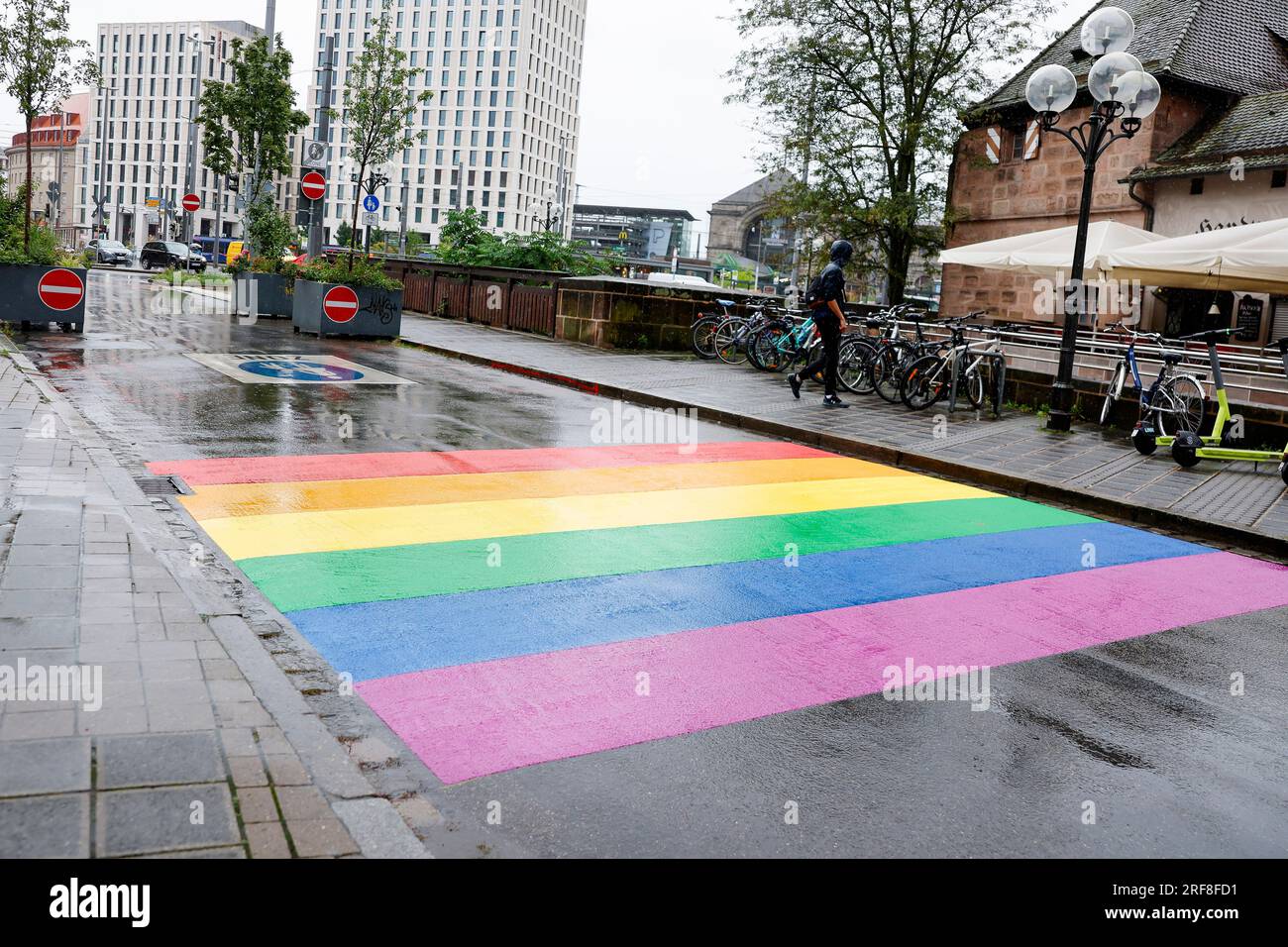 Lgbtq crosswalk hi-res stock photography and images - Alamy