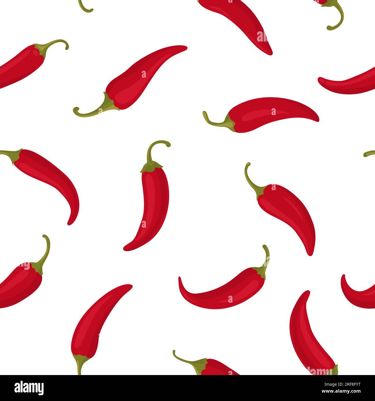 Spicy red chili flakes Stock Vector Images - Alamy