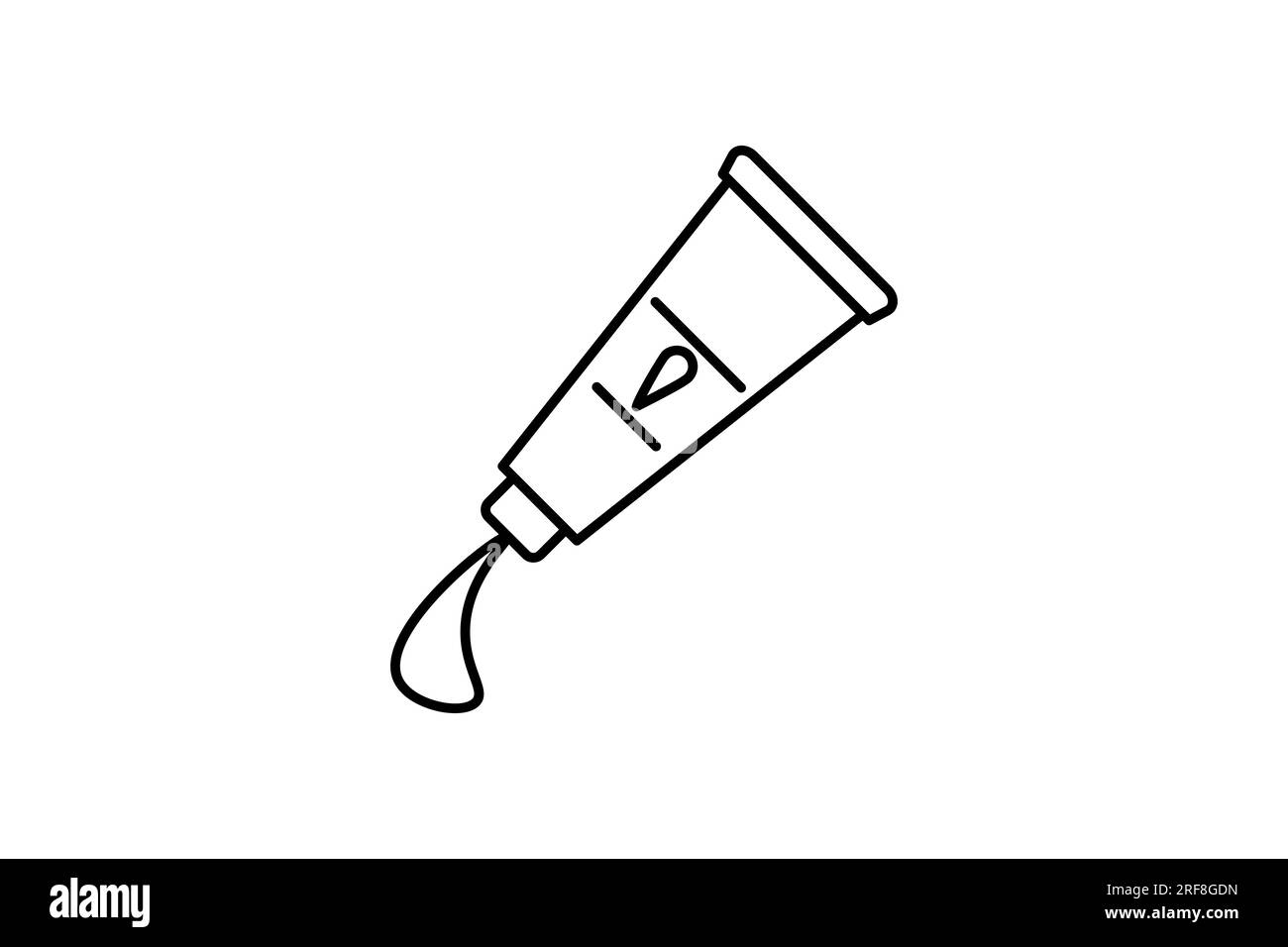 Paint Tubes icon. icon related to painting. Tubes of various colored ...