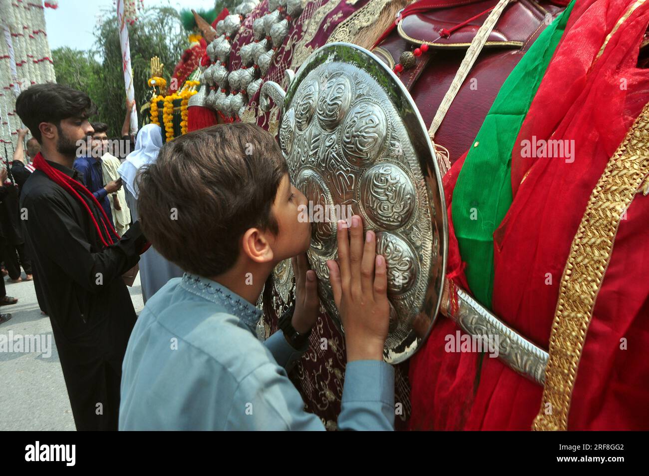 Islamabad, Pakistan. 27th July, 2023. (7/27/2023) Shia Muslims march ...