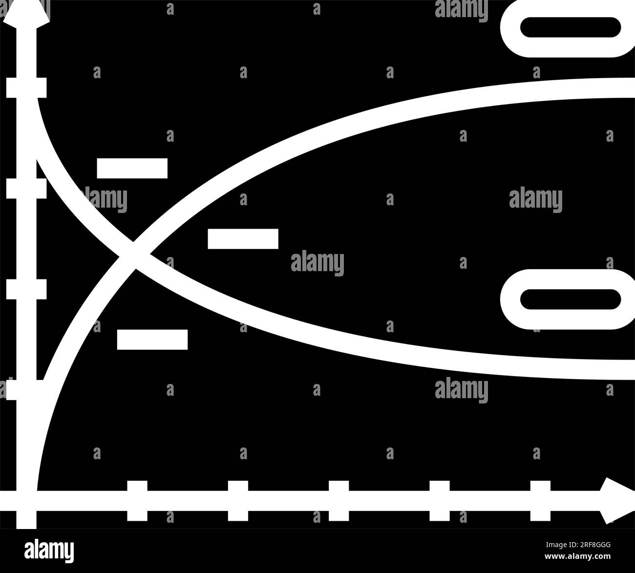 chemical reaction kinetics glyph icon vector illustration Stock Vector ...