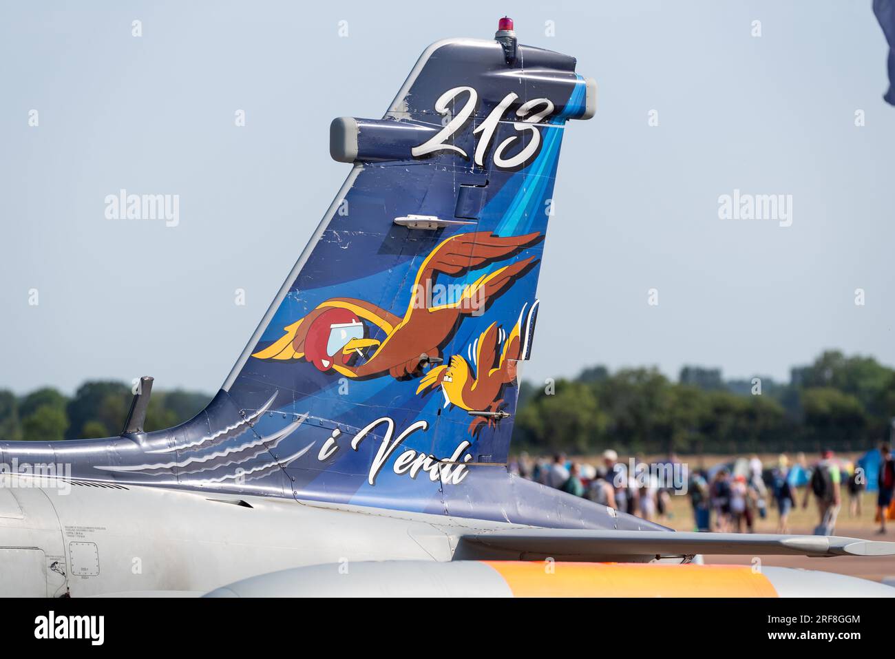 Italian Air Force Aermacchi MB-339 jet with special 213th Gruppo Volo ...