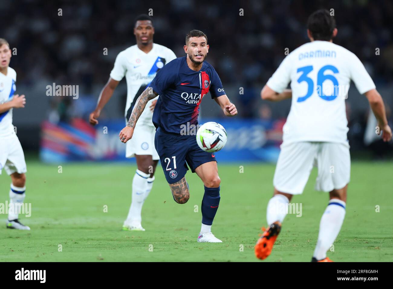 National Stadium, Tokyo, Japan. 1st Aug, 2023. Lucas Hernandez (PSG ...