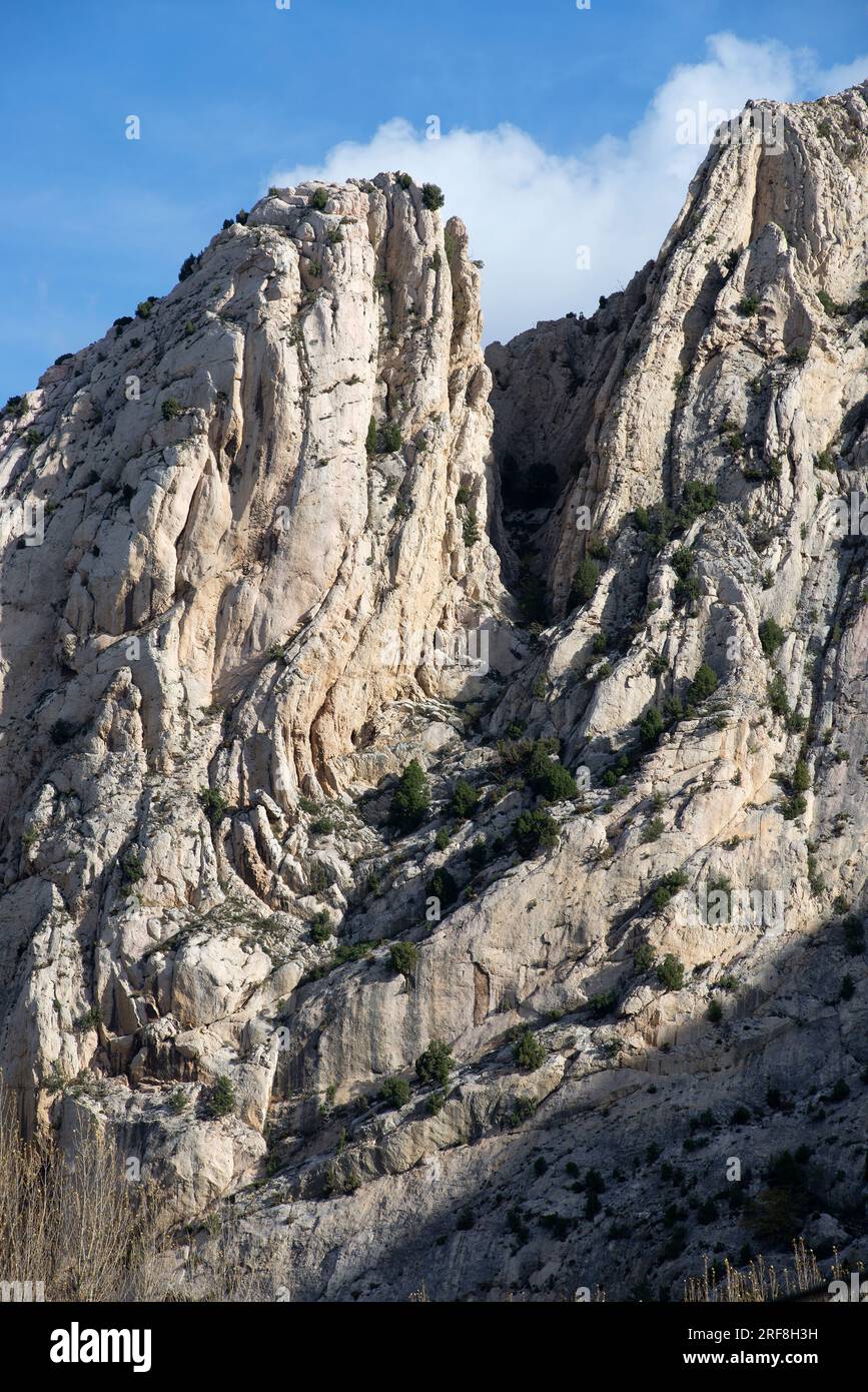 Synclinal fold in Aliaga Geopark. This Geopark is an exceptional ...