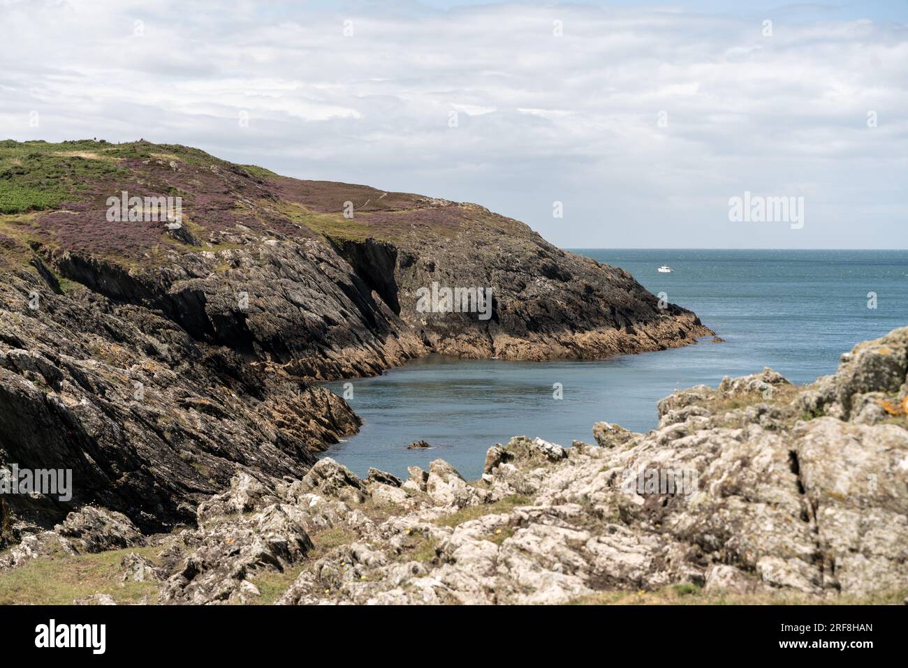 Bull Bay Anglesey Wales Stock Photo - Alamy