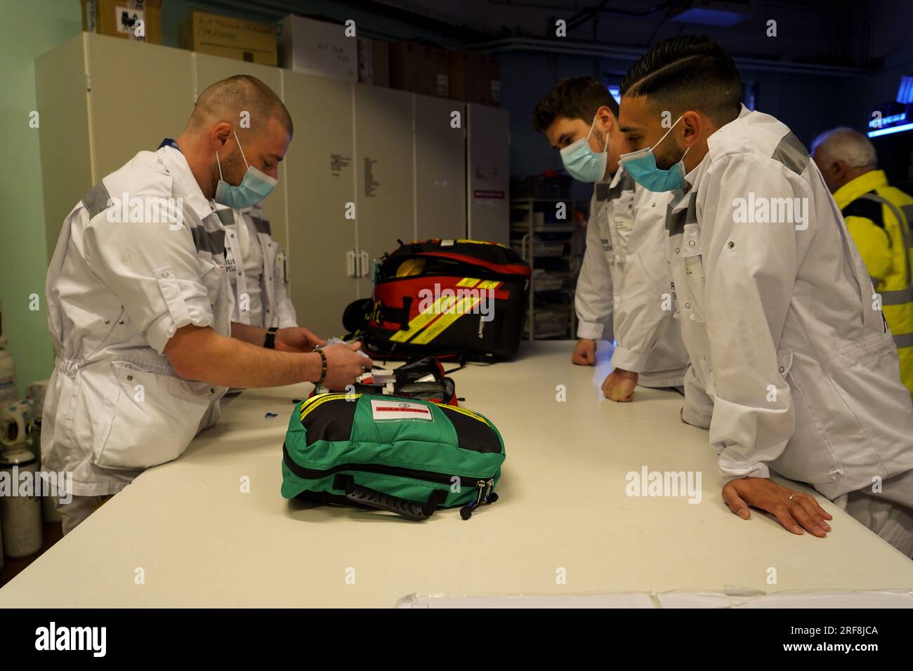 A hospital-based emergency service operates 24 hours a day, 7 days a ...