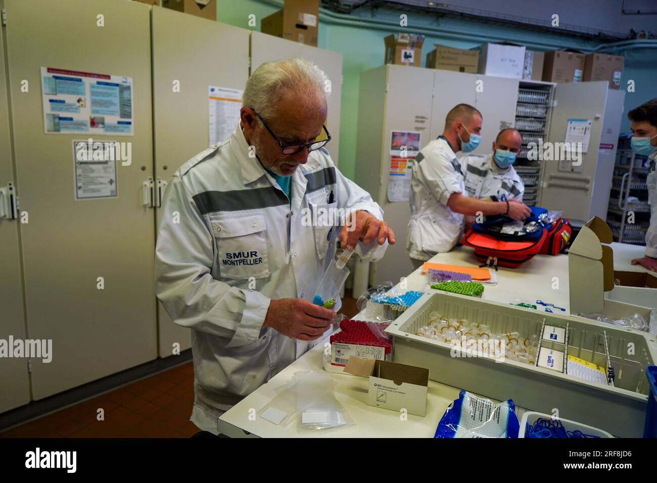 A hospital-based emergency service operates 24 hours a day, 7 days a ...