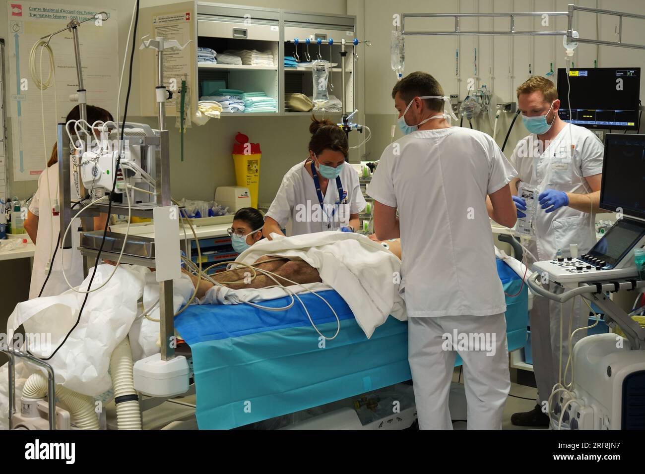 A hospital-based emergency service operates 24 hours a day, 7 days a ...