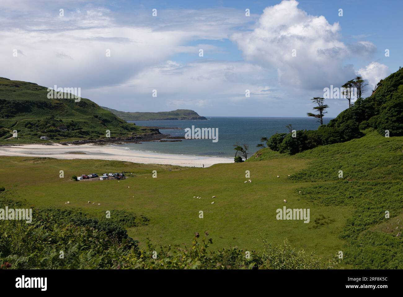 Distant view of Calgary Beach, Isle of Mull, Scotland Stock Photo - Alamy