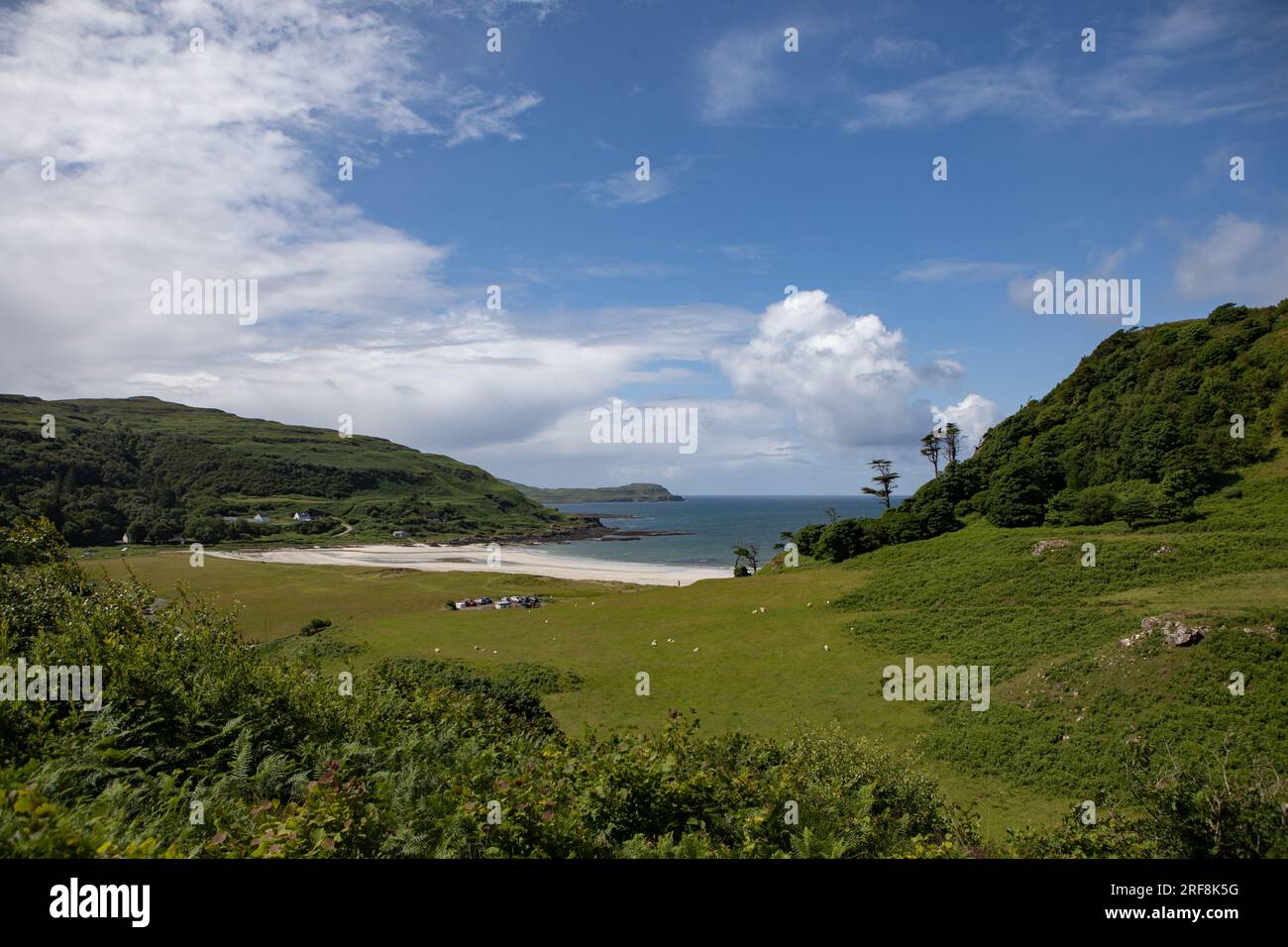 Distant view of Calgary Beach, Isle of Mull, Scotland Stock Photo - Alamy