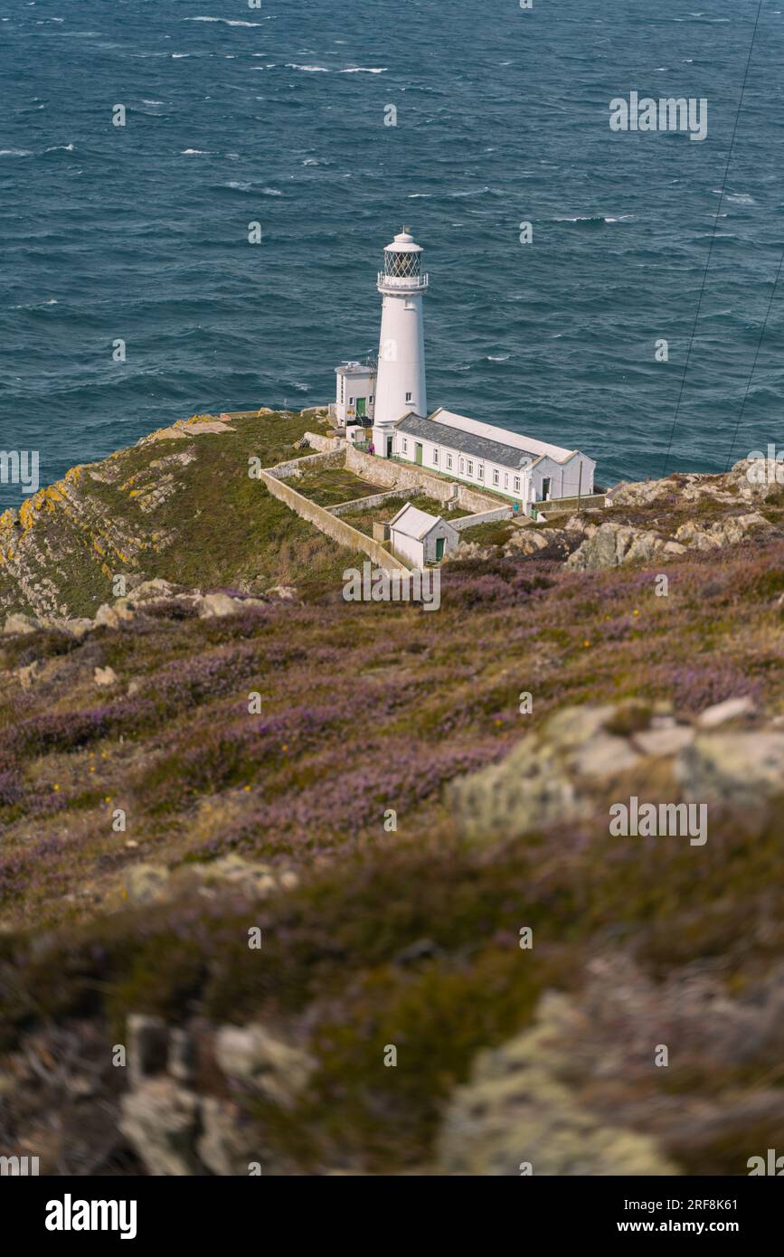 Holyhead south stack lighthouse bridge hi-res stock photography and ...