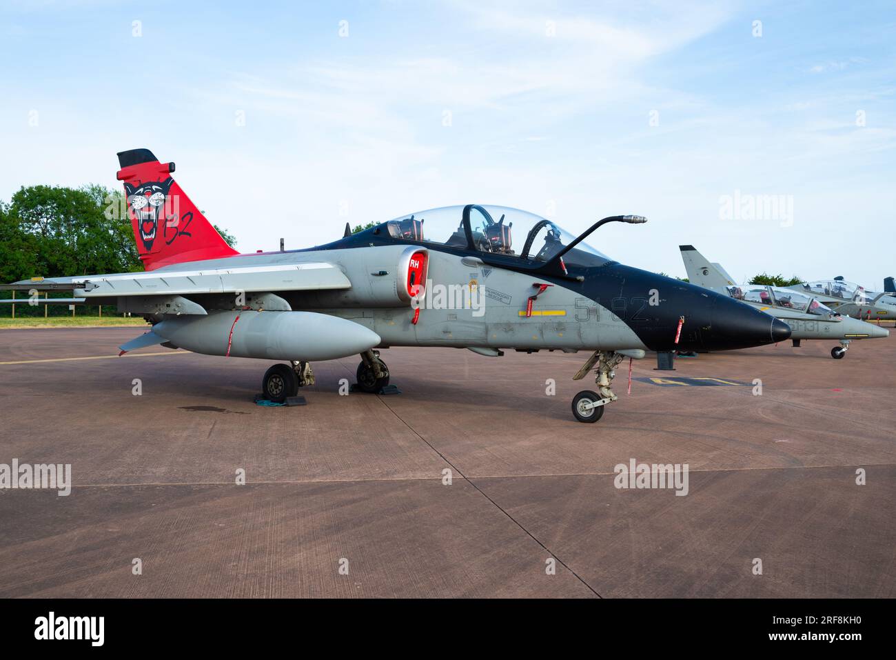 Italian Air Force AMX International AMX-T military jet trainer on ...