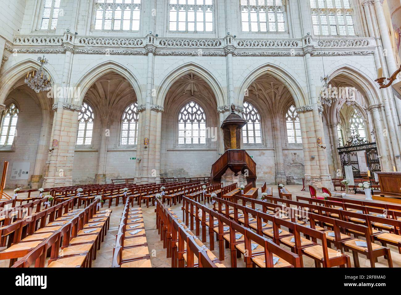 SAINT RIQUIER, SOMME, FRANCE, JUNE 17, 2022 : interiors and ...