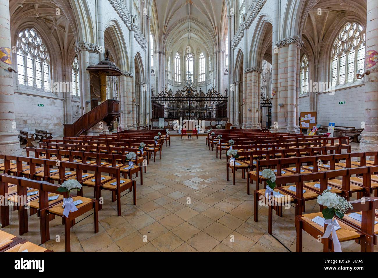 SAINT RIQUIER, SOMME, FRANCE, JUNE 17, 2022 : interiors and ...