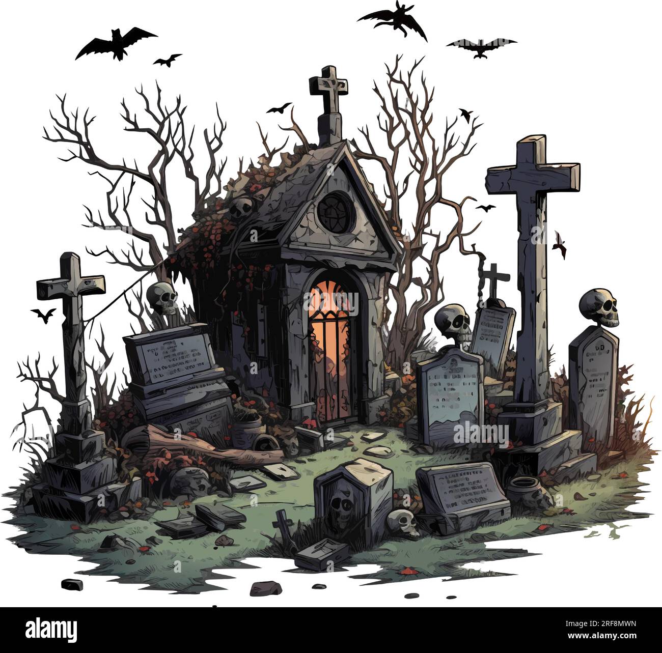 vector set of various tombstones. Stone marble tombstones. Memory of ...