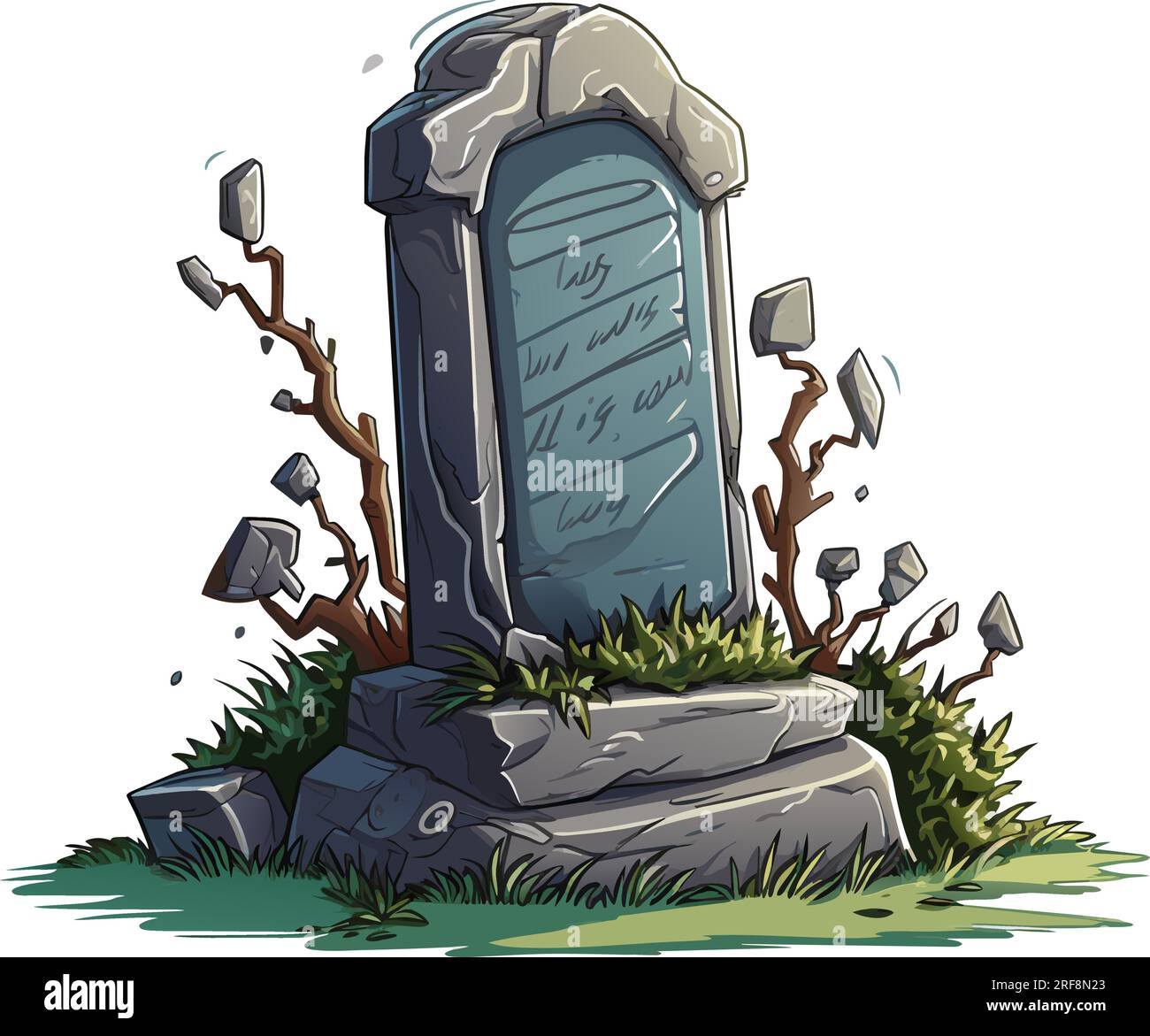 vector blank gravestone. memorial tombstone. halloween headstone vector ...