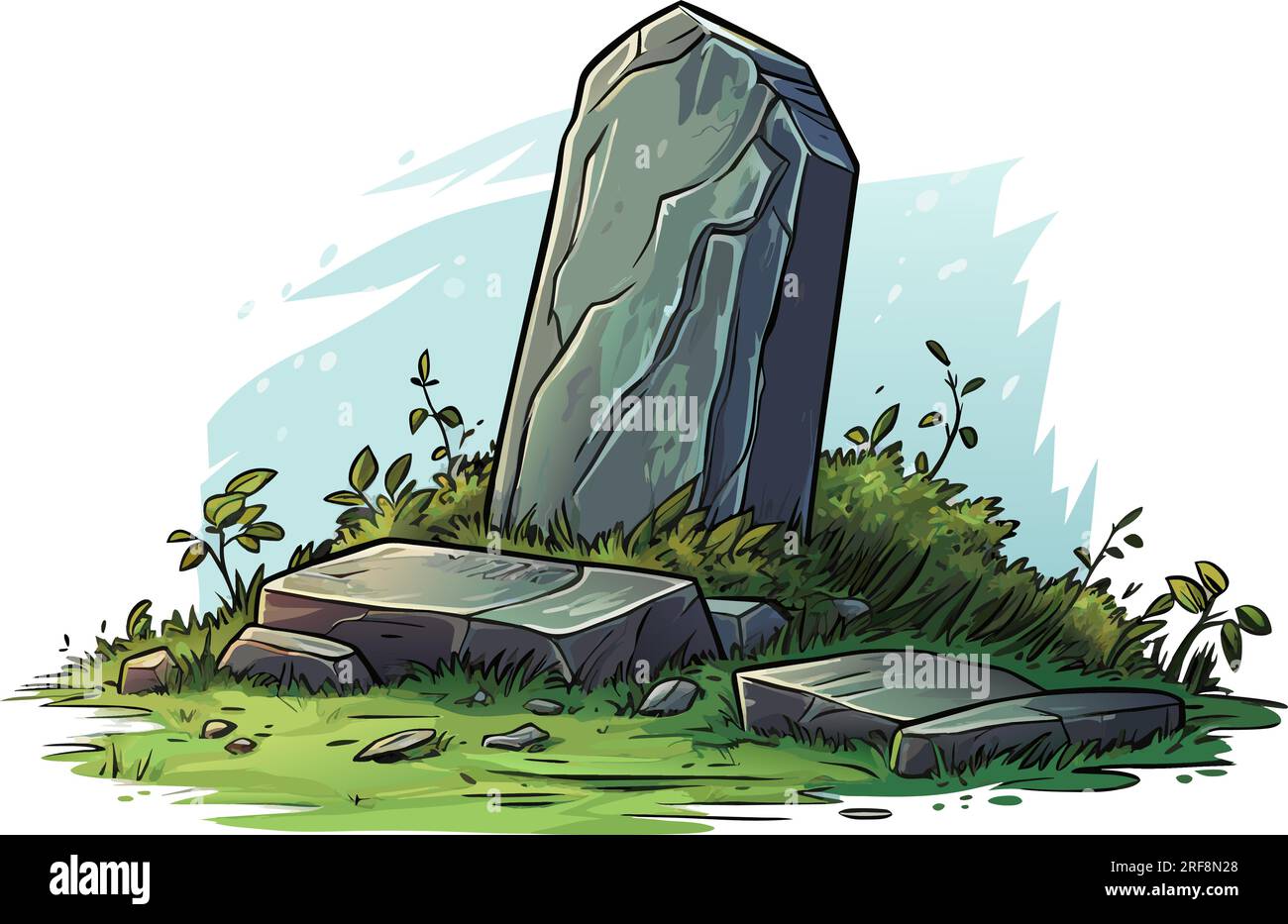 vector blank gravestone. memorial tombstone. halloween headstone vector ...