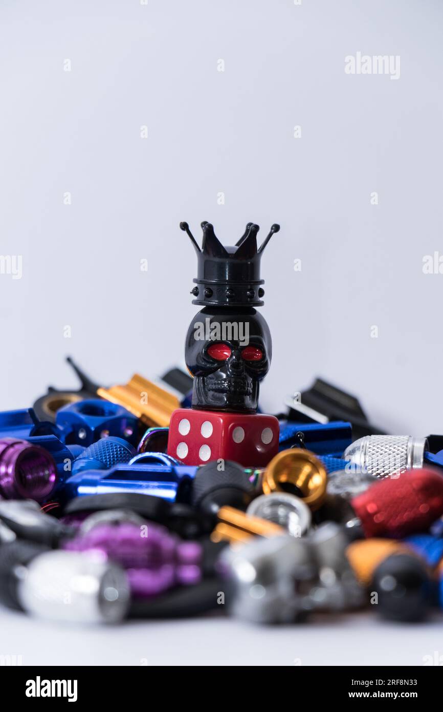 Stem valve caps collection Stock Photo - Alamy