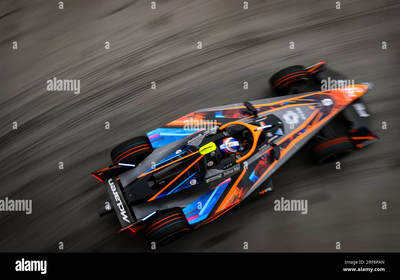 NEOM McLaren’s Jake Hughes during Qualifying on day two of the 2023 ...