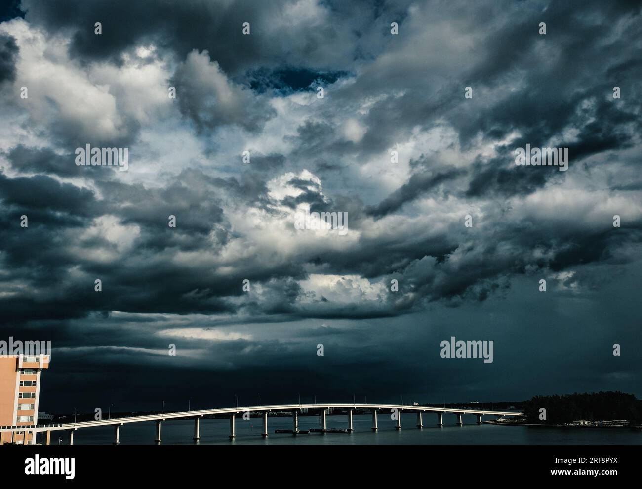 Bridge view from a hotel balcony Stock Photo - Alamy