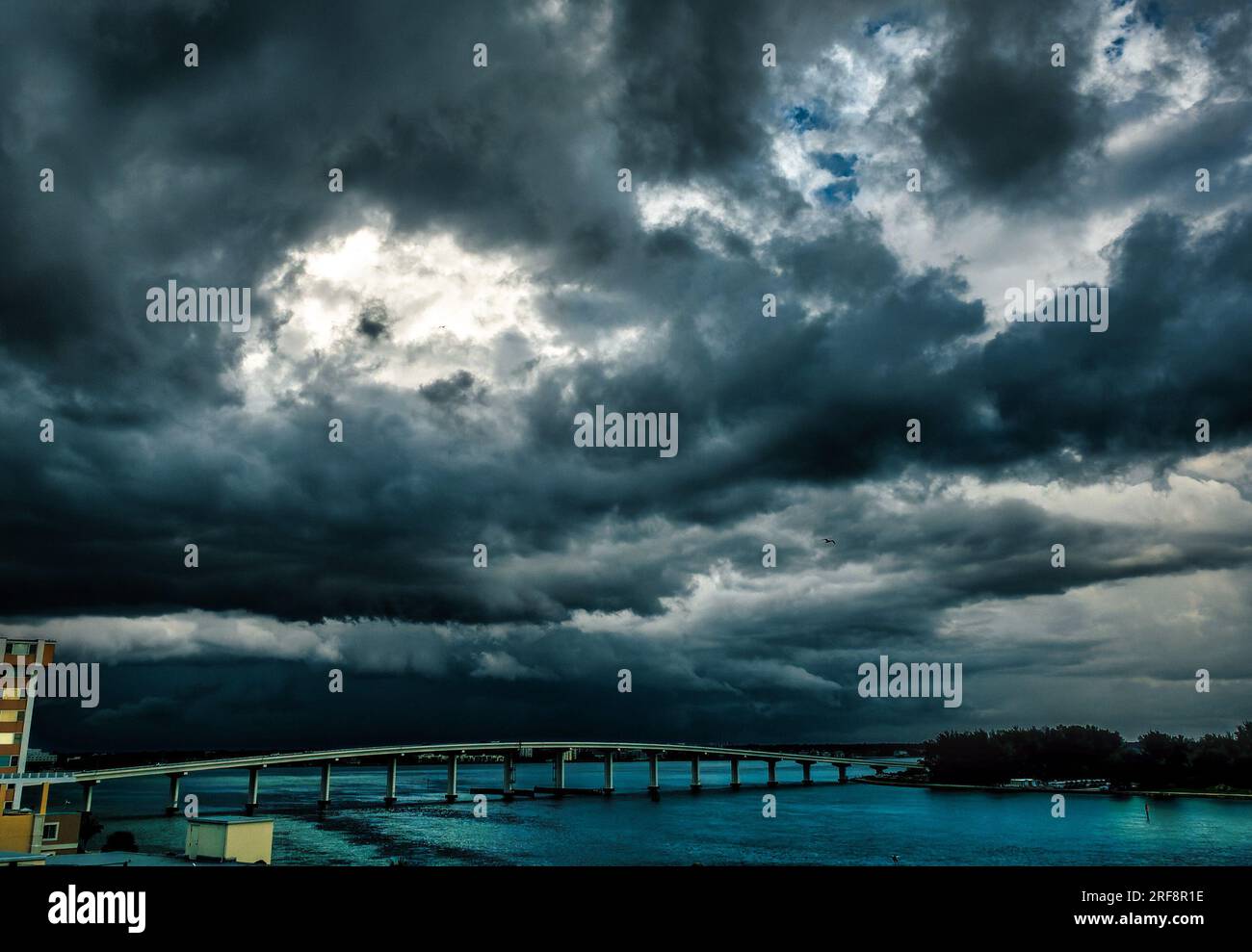 Bridge view from a hotel balcony Stock Photo - Alamy