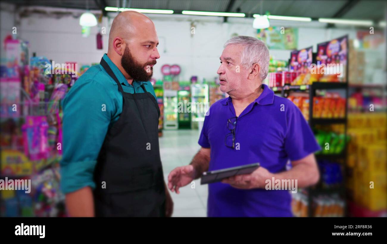 Workplace Confrontation Boss Reprimanding Employee for Mistakes at ...