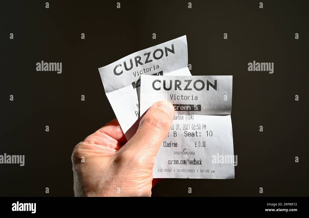 Curzon Cinema Tickets, Curzon Victoria, London, UK Stock Photo - Alamy