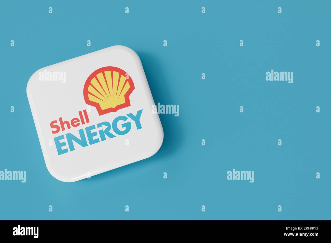 LONDON, UK - July 2023: Shall Energy gas and electricity energy ...