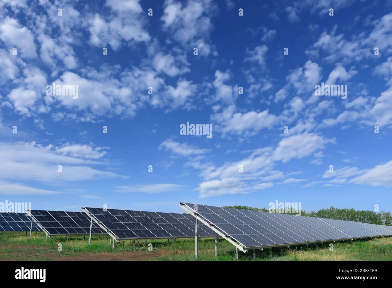 Solar panel, photovoltaic, alternative electricity source - concept of ...