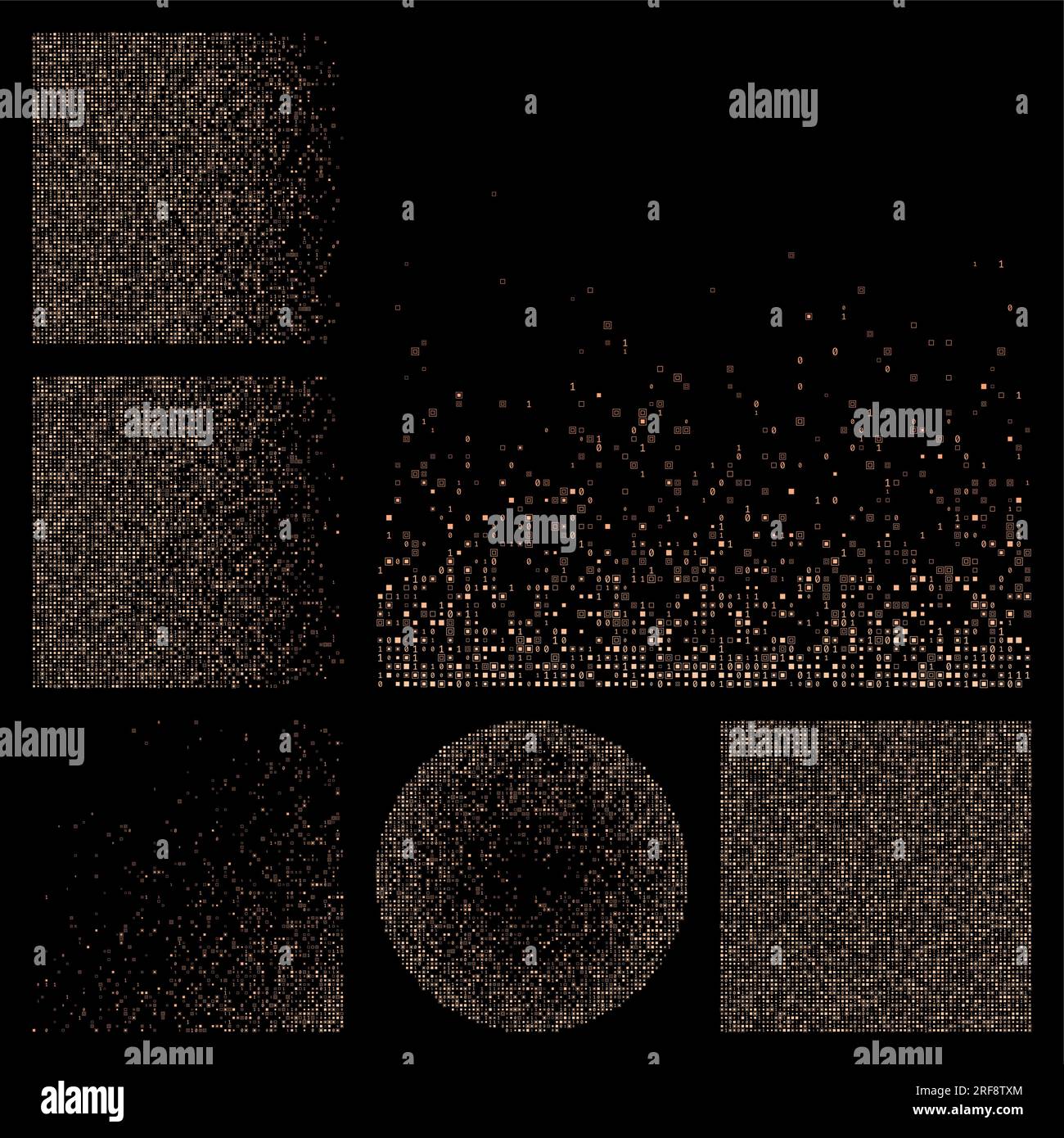 Matrix background. Peach color theme backgrounds. Gradiented geometric ...