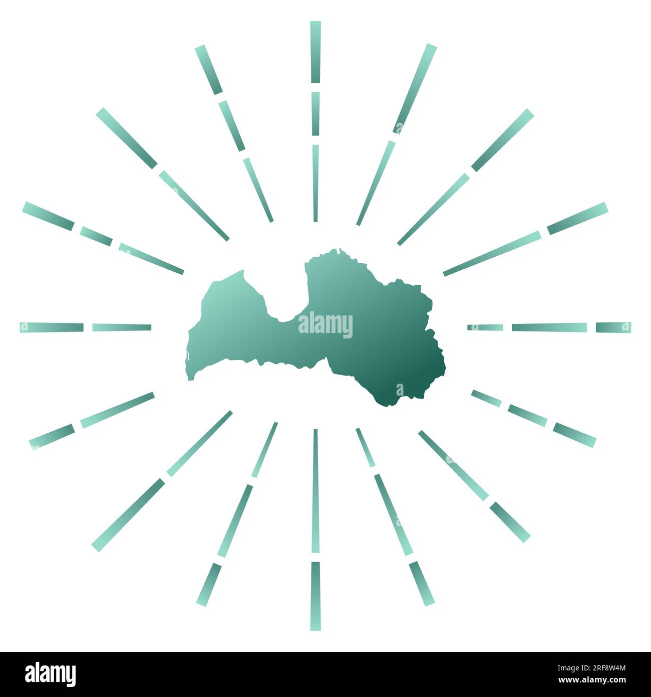 Latvia map in europe Stock Vector Images - Alamy