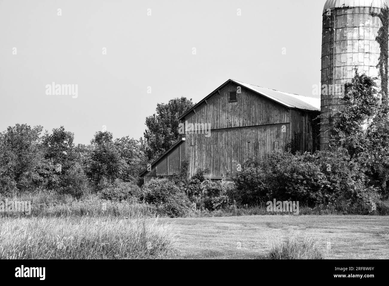 Vintage weathered and worn wood farm barn building Stock Photo - Alamy