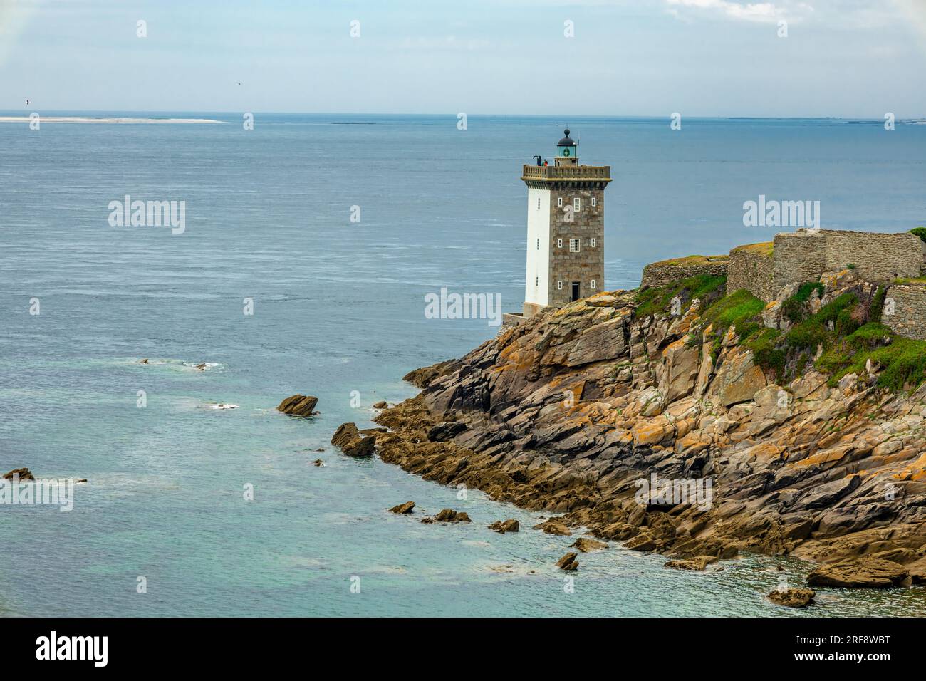 On the way to the lighthouse Phare de Kermorvan in beautiful Brittany ...