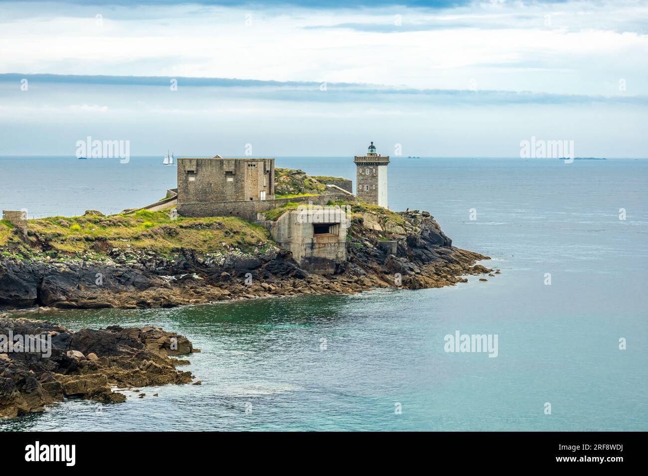 On the way to the lighthouse Phare de Kermorvan in beautiful Brittany ...
