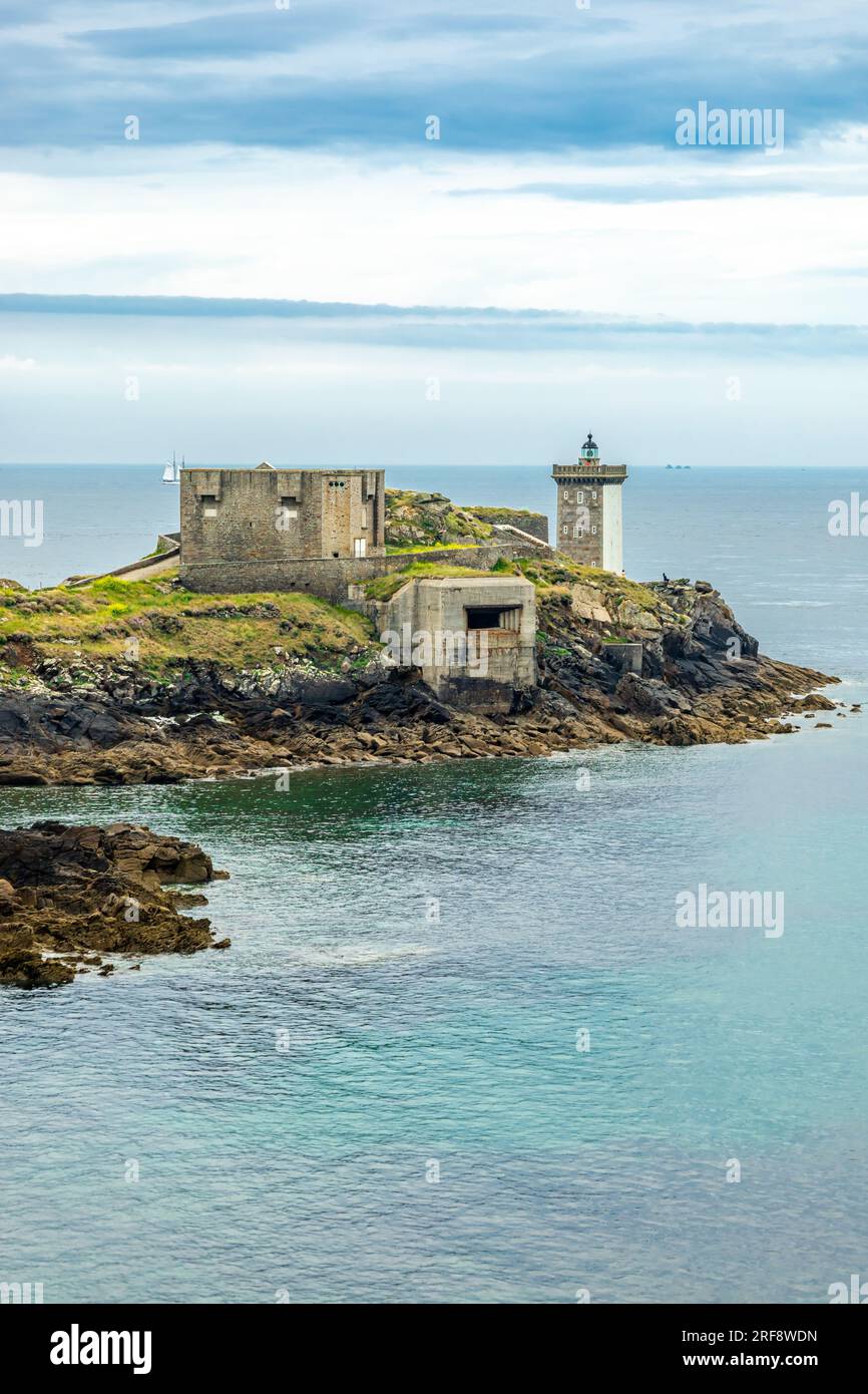 On the way to the lighthouse Phare de Kermorvan in beautiful Brittany ...