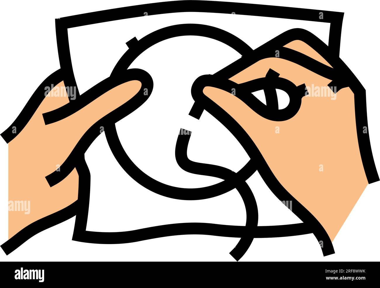 hands embroidery hobby color icon vector illustration Stock Vector ...