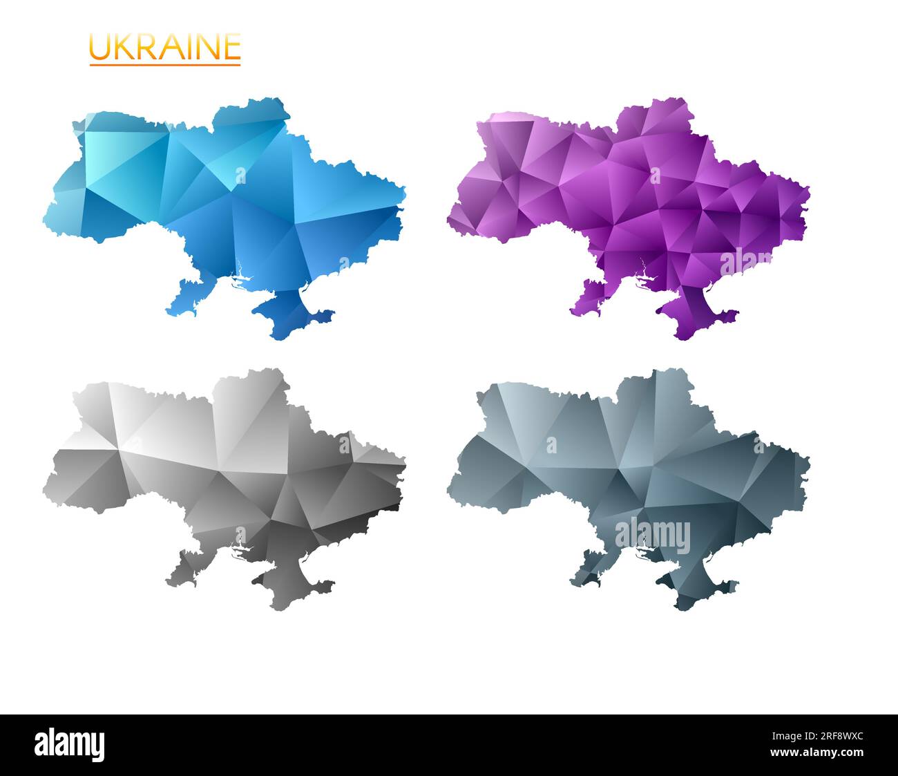 Maps of ukraine Stock Vector Images - Alamy