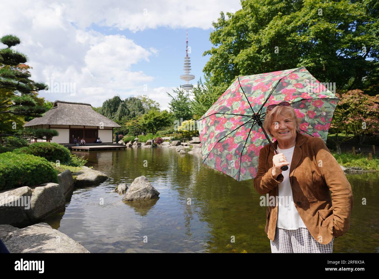 Hamburg, Germany. 13th July, 2023. The graduate engineer and Rungang ...
