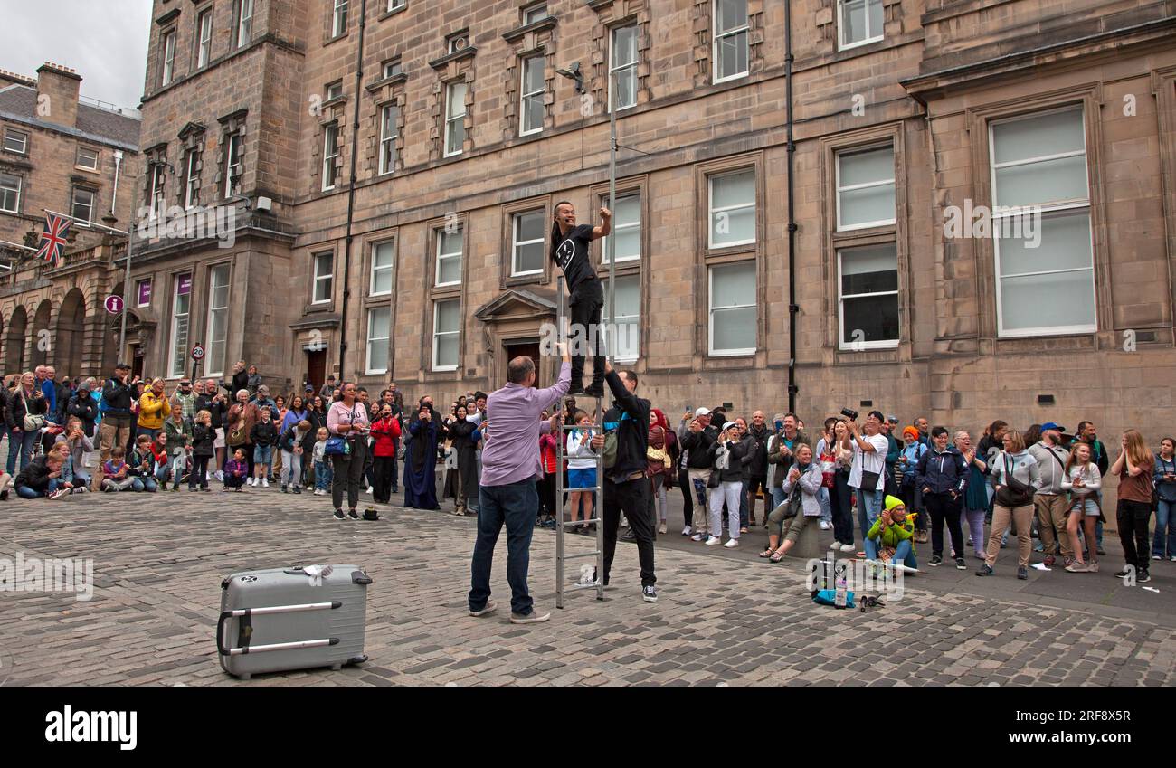 Royal Mile, High Street, Edinburgh, Scotland, UK. 1st August 2023 ...