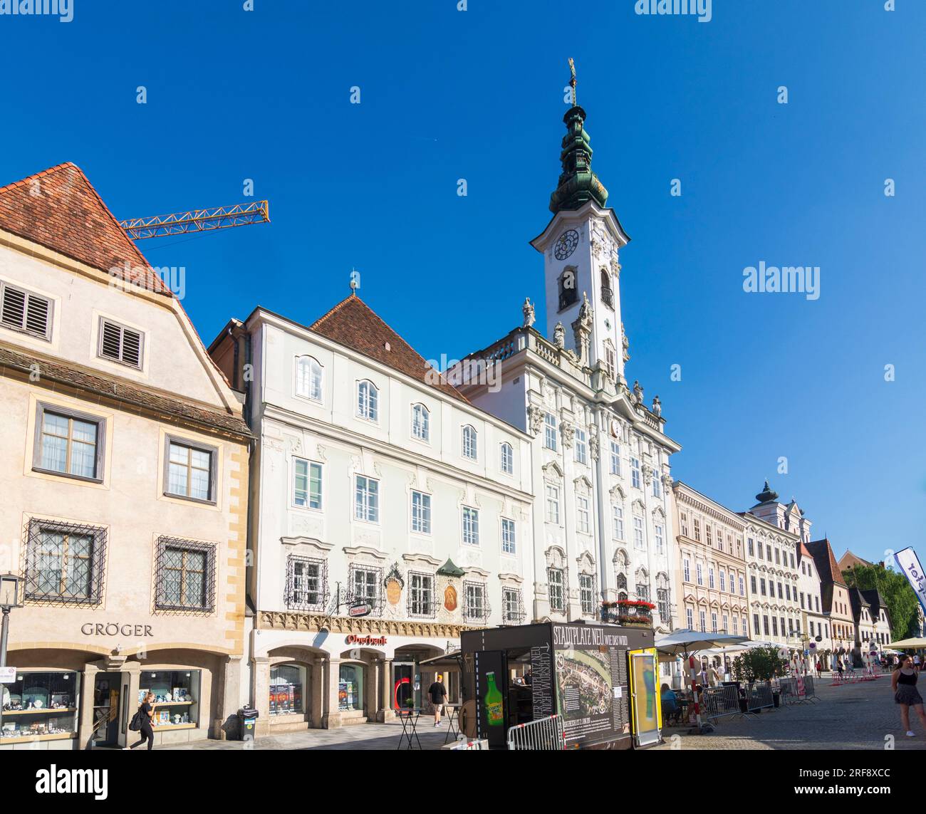 Steyr: Town Hall in Steyr, Nationalpark Region, Oberösterreich, Upper ...