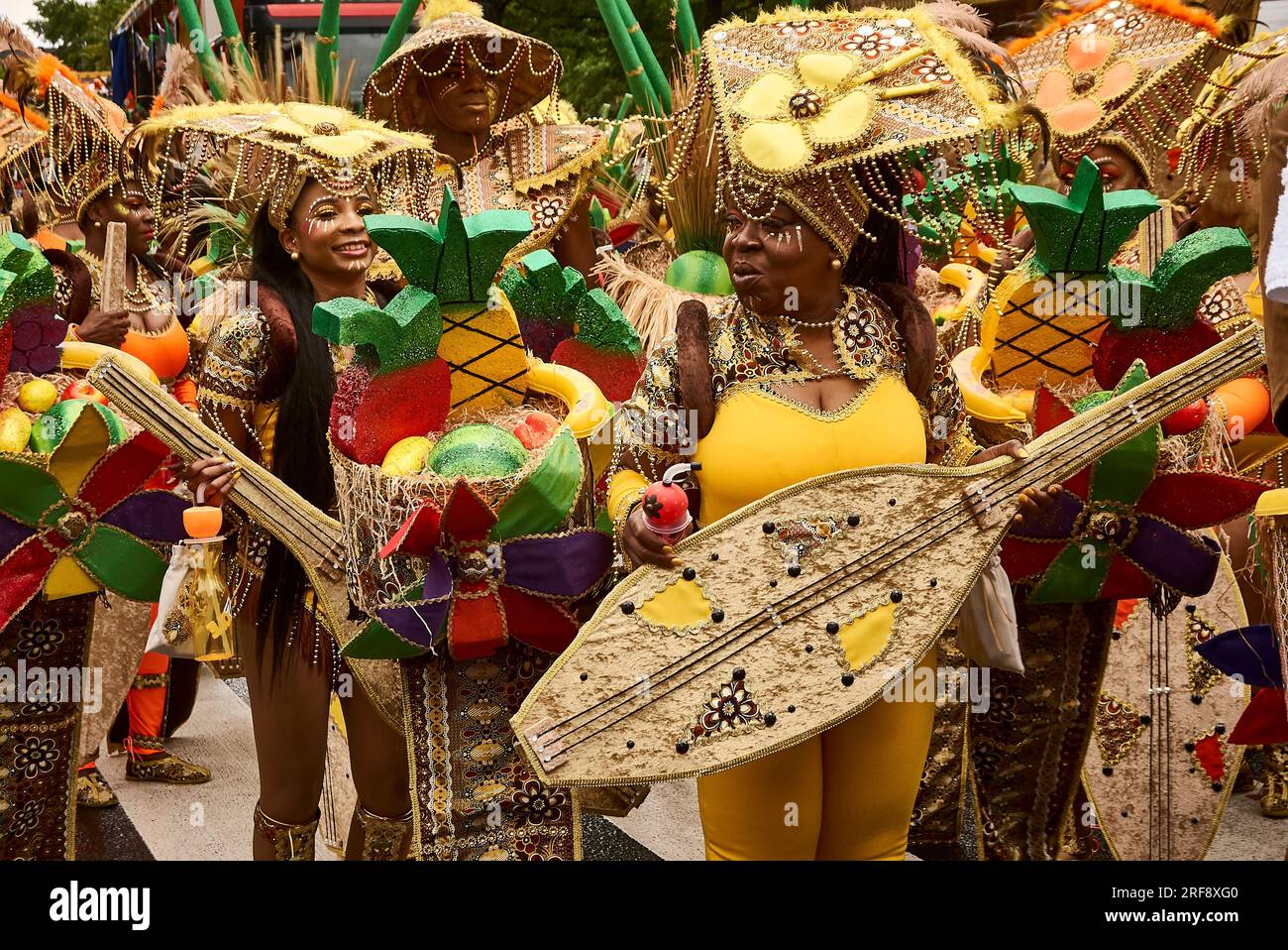 Beautifully made up and colourfully dressed participants of the ...