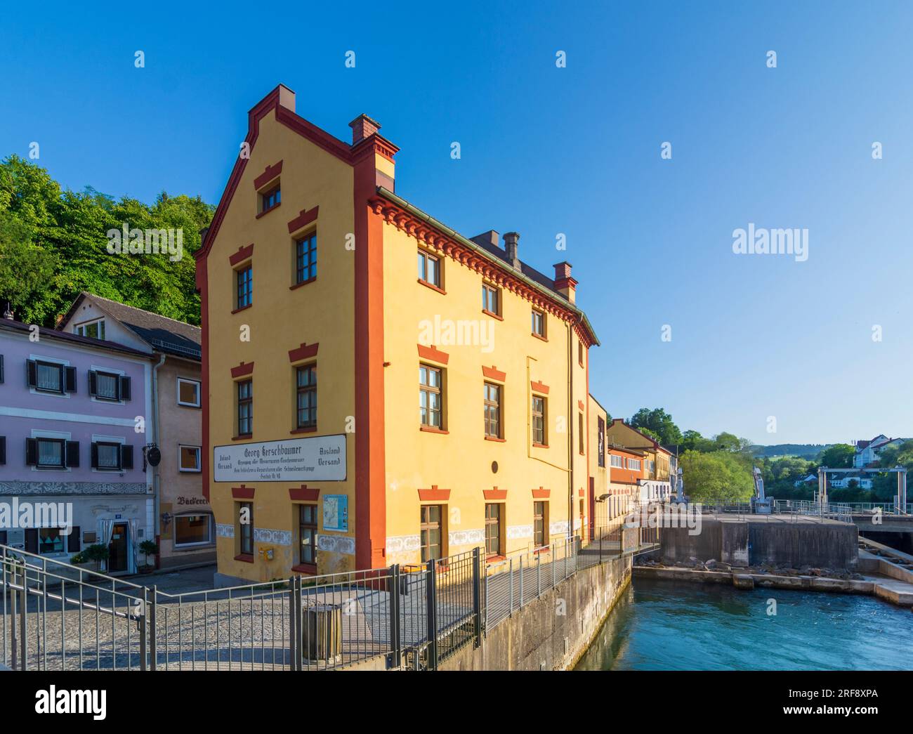 Steinbach an der Steyr: river Steyr, knife museum Messerermuseum in ...