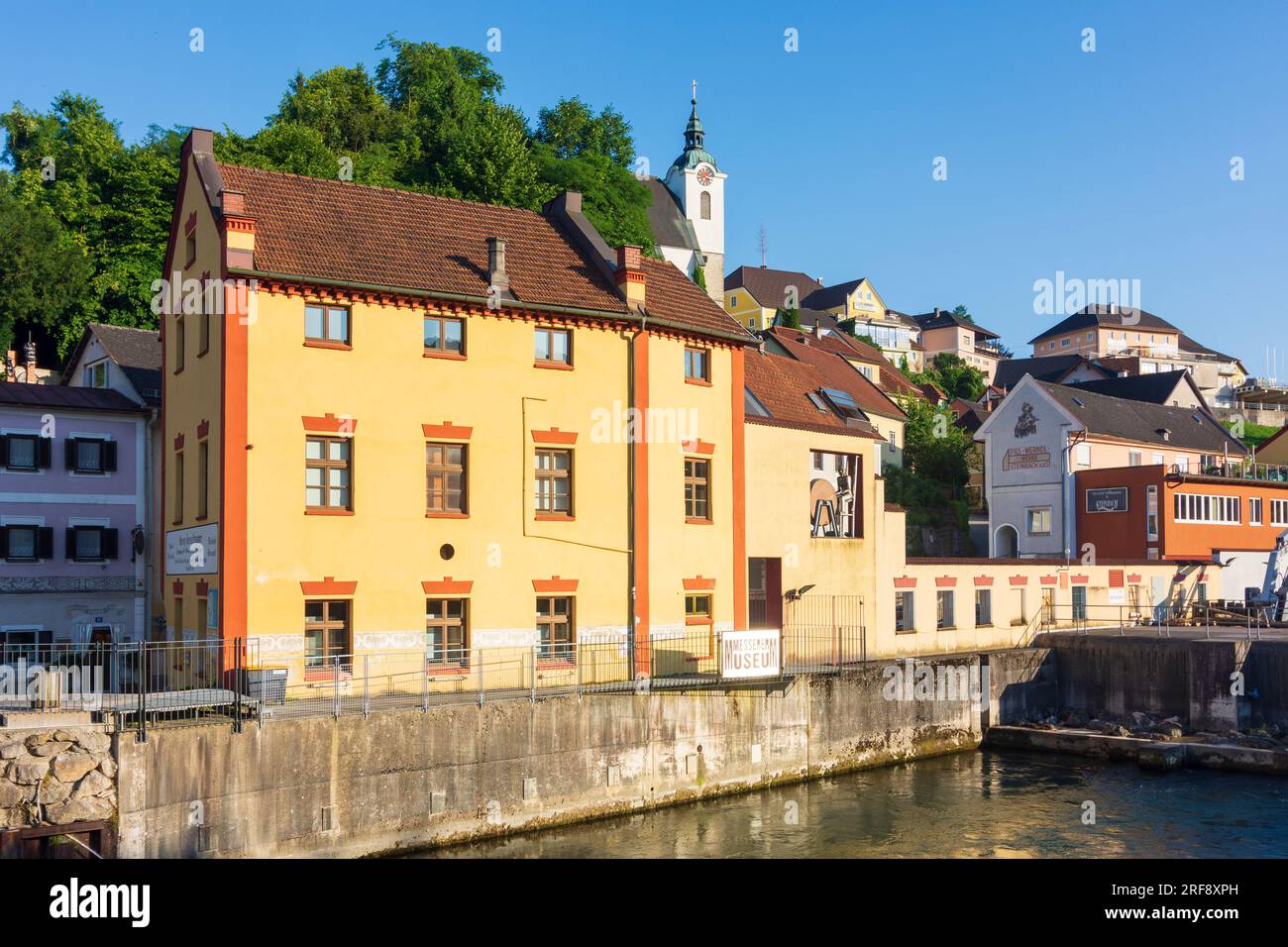 Steinbach an der Steyr: river Steyr, knife museum Messerermuseum in ...