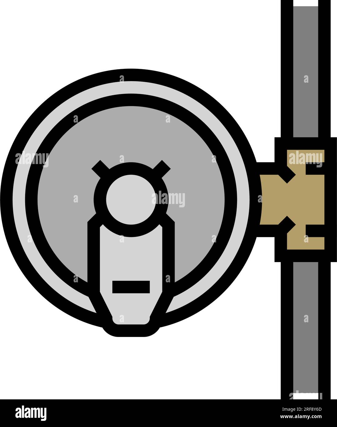 regulator gas service color icon vector illustration Stock Vector Image ...
