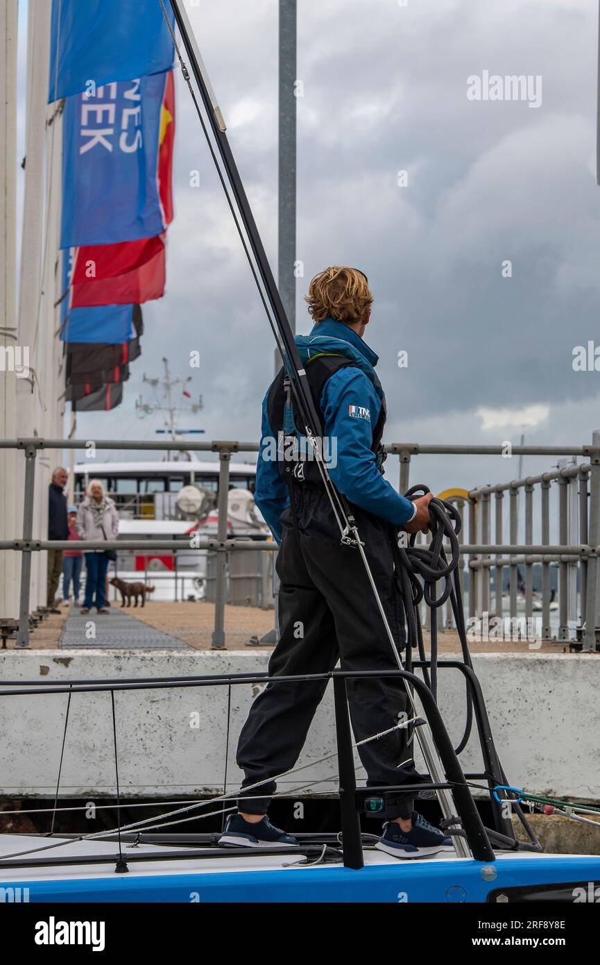 cowes week 2023. cowes week sailing regatta. yacht racing in cowes ...