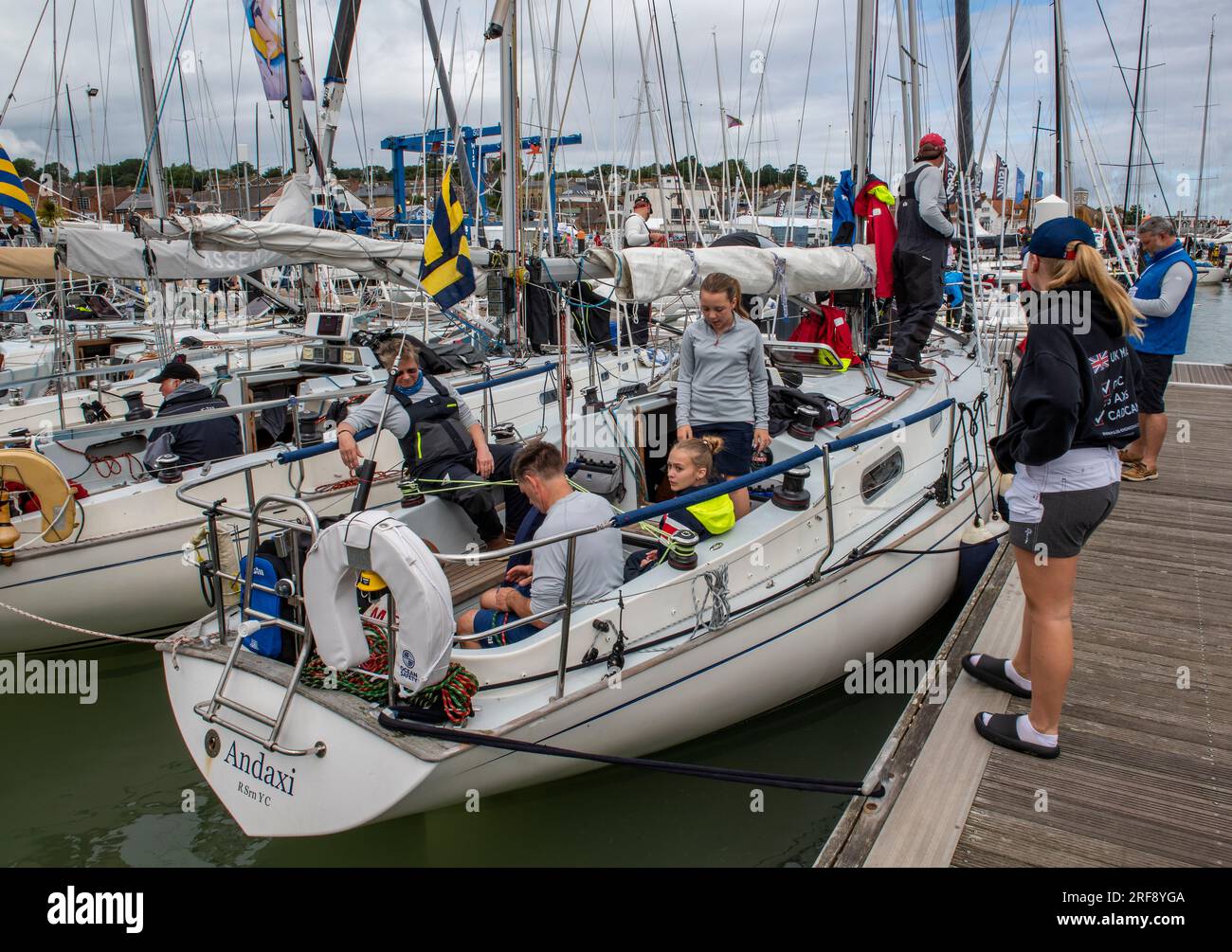 cowes week 2023. cowes week sailing regatta. yacht racing in cowes ...