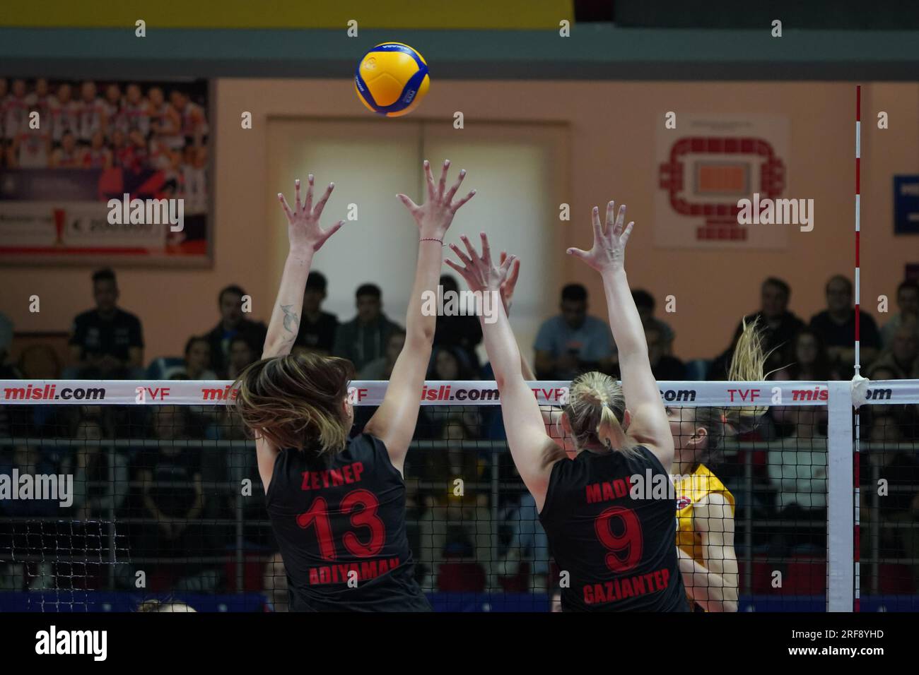 ISTANBUL, TURKIYE - MARCH 25, 2023: Zeynep Sude Demirel and Madison ... ISTANBUL, TURKIYE - MARCH 25, 2023: Zeynep Sude Demirel and Madison ...