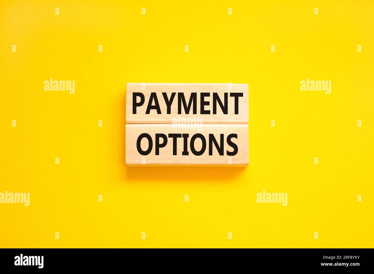 Payment options symbol. Concept words Payment options on beautiful ...